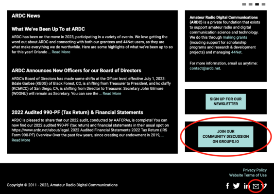 How-To Guide for ardc.groups.io | ARDC